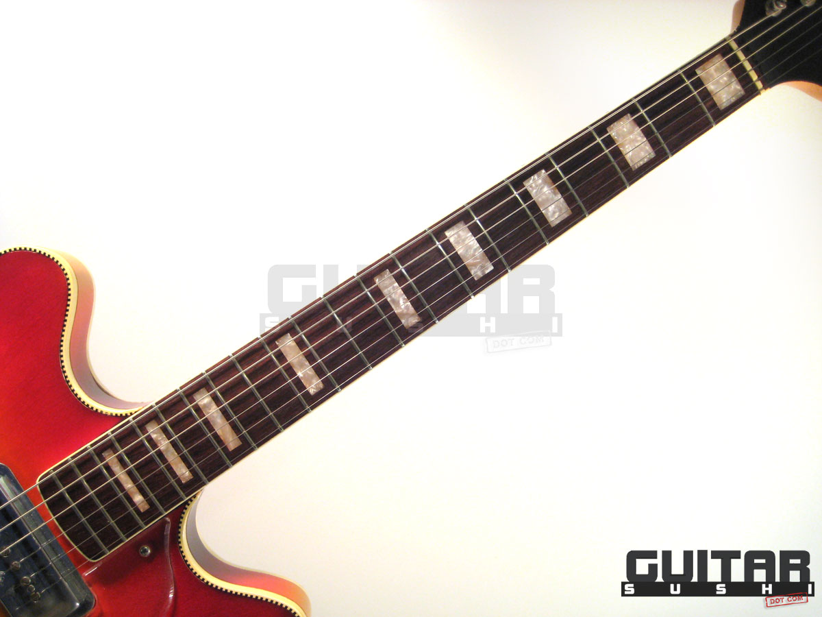 Vintage 1966 Fender Coronado II Sunburst Hollowbody Electric Guitar ...