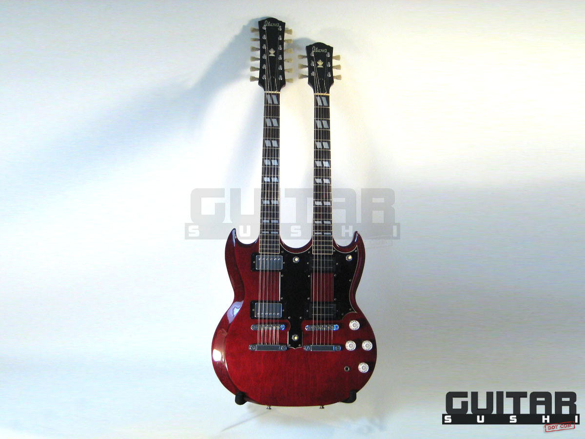 Vintage 1976 Ibanez 2402-DX Deluxe Double Set Neck 12/6 SG Electric ...